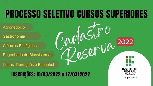 Jornal O Victoriano de Avaré - IFSP abre processo seletivo para ... Jornal O Victoriano de Avaré - IFSP abre processo seletivo para ...